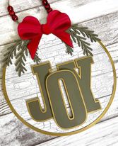 Christmas Joy Round | Blessed Woodworks