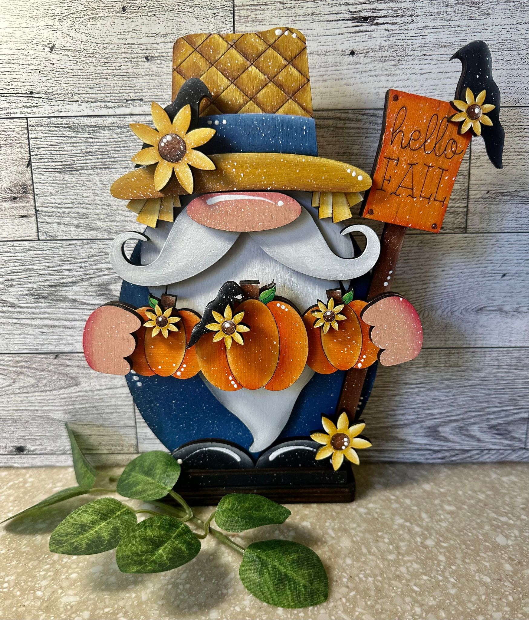 Hello Fall Gnome | Blessed Woodworks